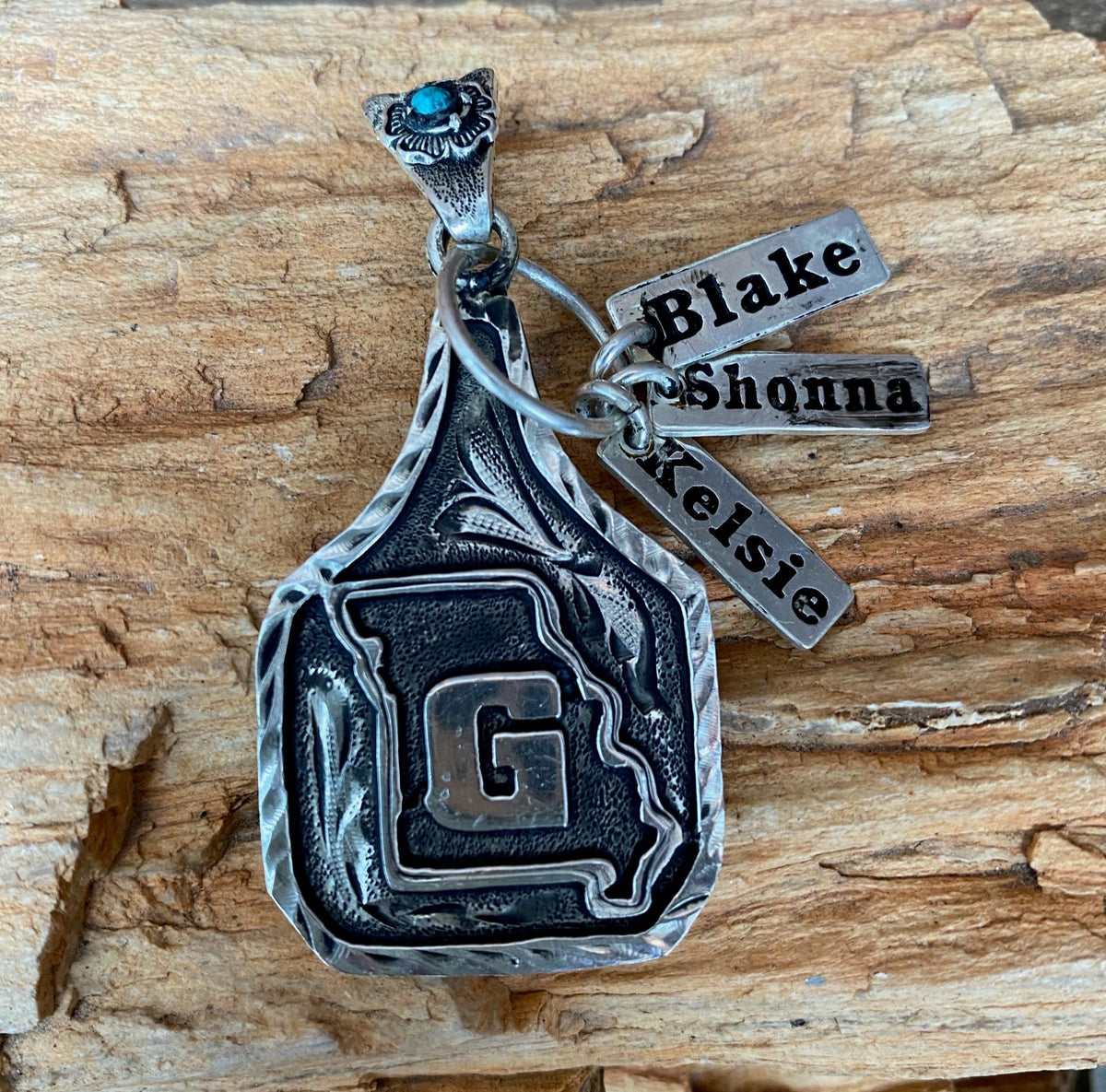 Cow Tag Pendant with Name Tags – Shea Michelle Buckles
